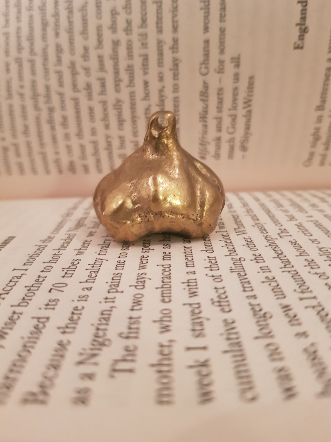 Bronze Garlic Miniature Good Luck Amulet Garlic Statuette - Etsy