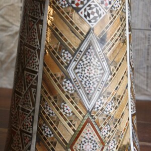 Marquetry Darbuka Drum, Syrian Darbuka ,goblet Drum, Dumbelek ...