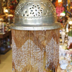 Vintage Syrian Ceiling Light, From Damascus, Brass, Handmade Ceiling ...