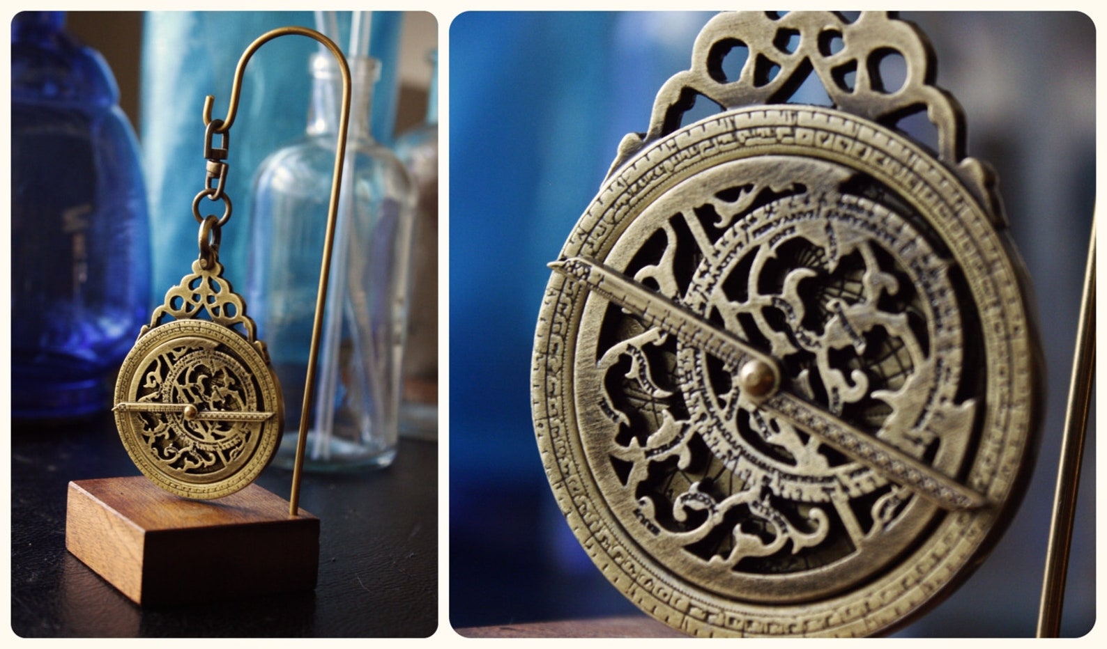 Vintage Oriental Astrolabe Miniature Astrolabe Islamic Arab - Etsy
