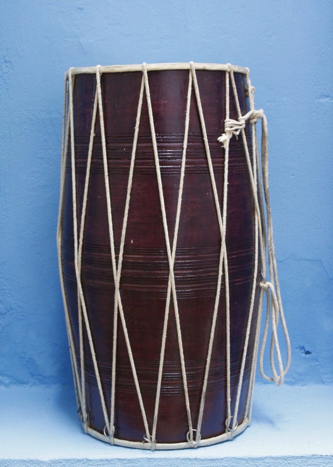 BIG Handmade Vintage Indian Dholak Musical Instrument, Dholak Mango ...