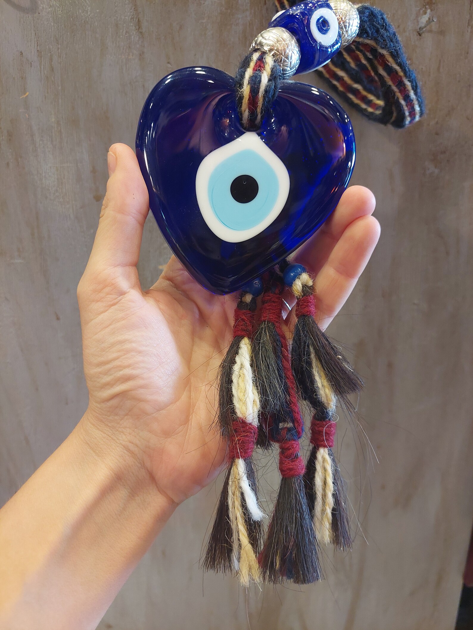 Heart Shaped Evil Eye, Evil Eye Wall Hanging, Heart-shaped Eye, Good ...