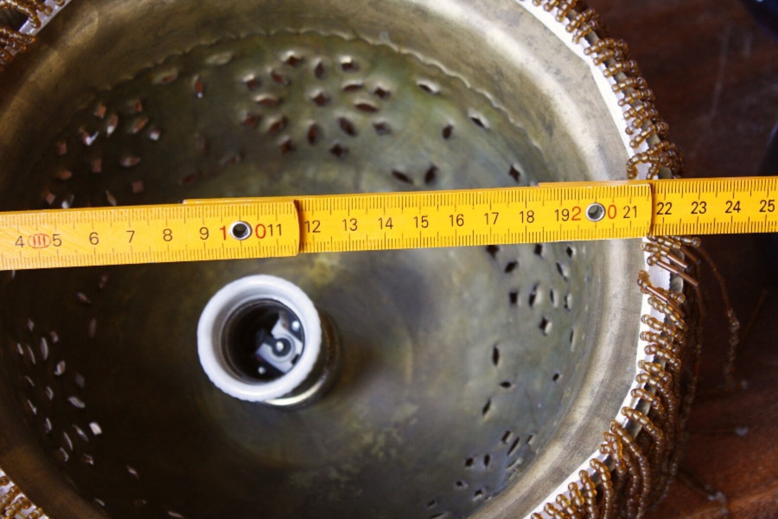 Vintage Syrian Ceiling Light From Damascus Brass Handmade - Etsy