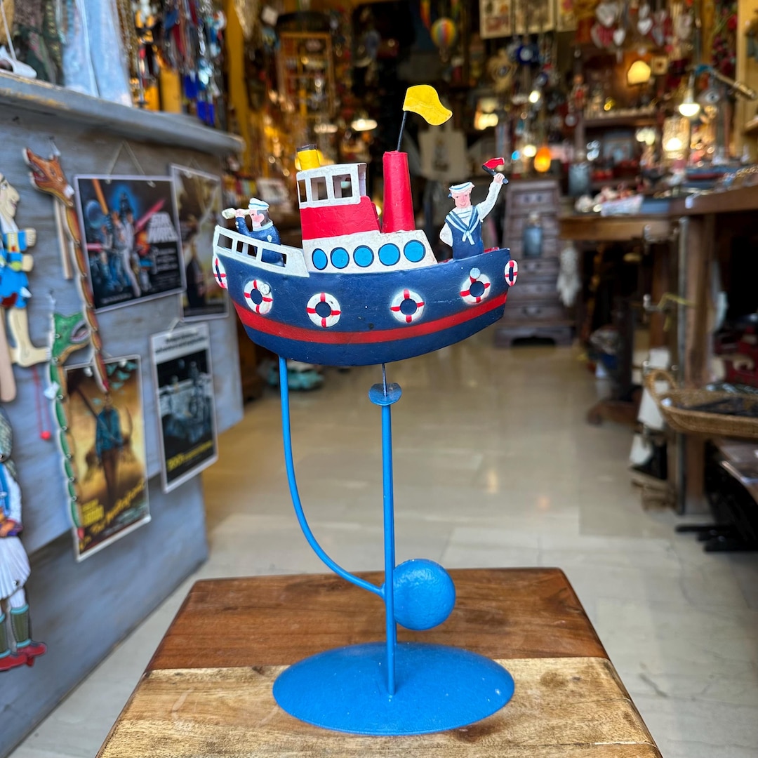 Boat Balance Toy, Little Boat Pendulum Toy, Metal Boat Balance Toy ...
