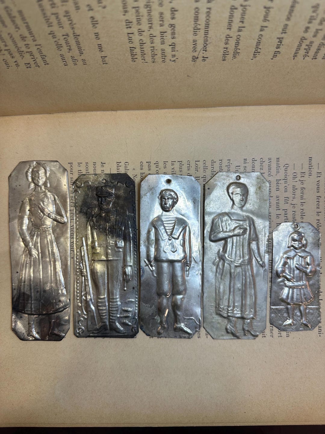 Set of Five Tama, Greek Tamata, Ex-votos, Votives, Milagros, Orthodox ...