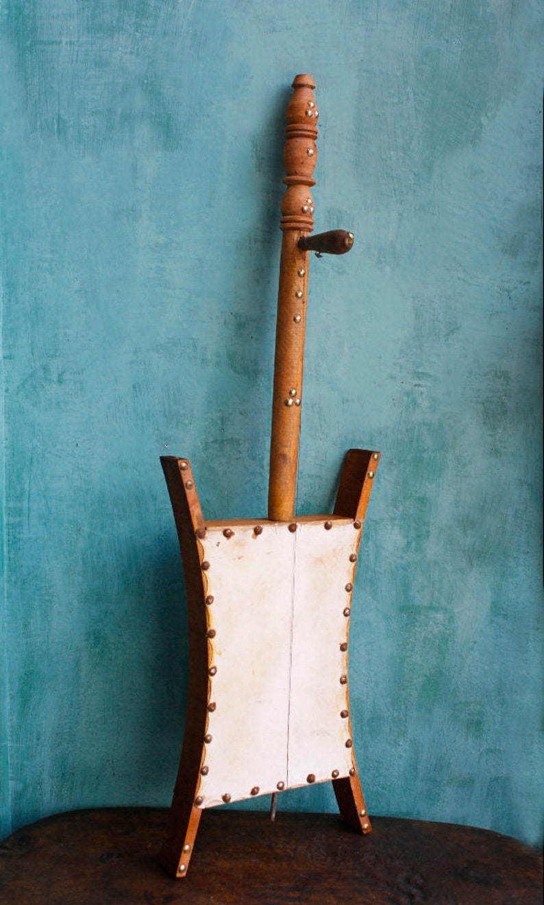 Vintage Ethiopian Single String Instrument Square Primitive | Etsy