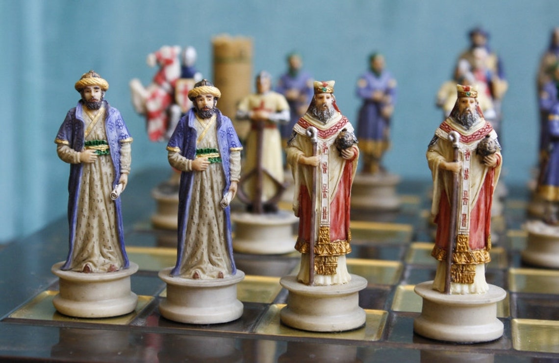 Crusades Chess Set History Chess Set Themed Chess Set Chess - Etsy