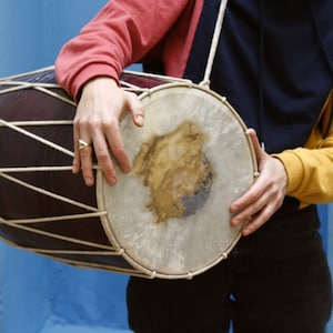 BIG Handmade Vintage Indian Dholak Musical Instrument, Dholak Mango ...