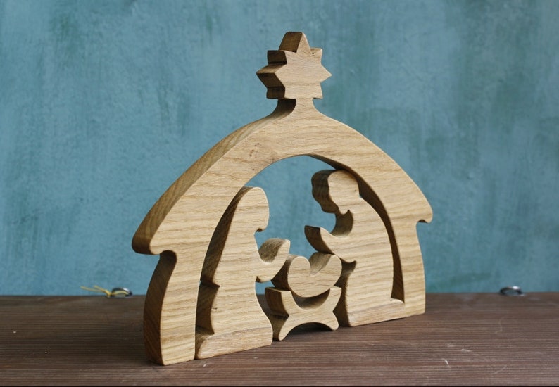 Handmade Wooden Minimal Nativity Modern Nativity Scene - Etsy Canada