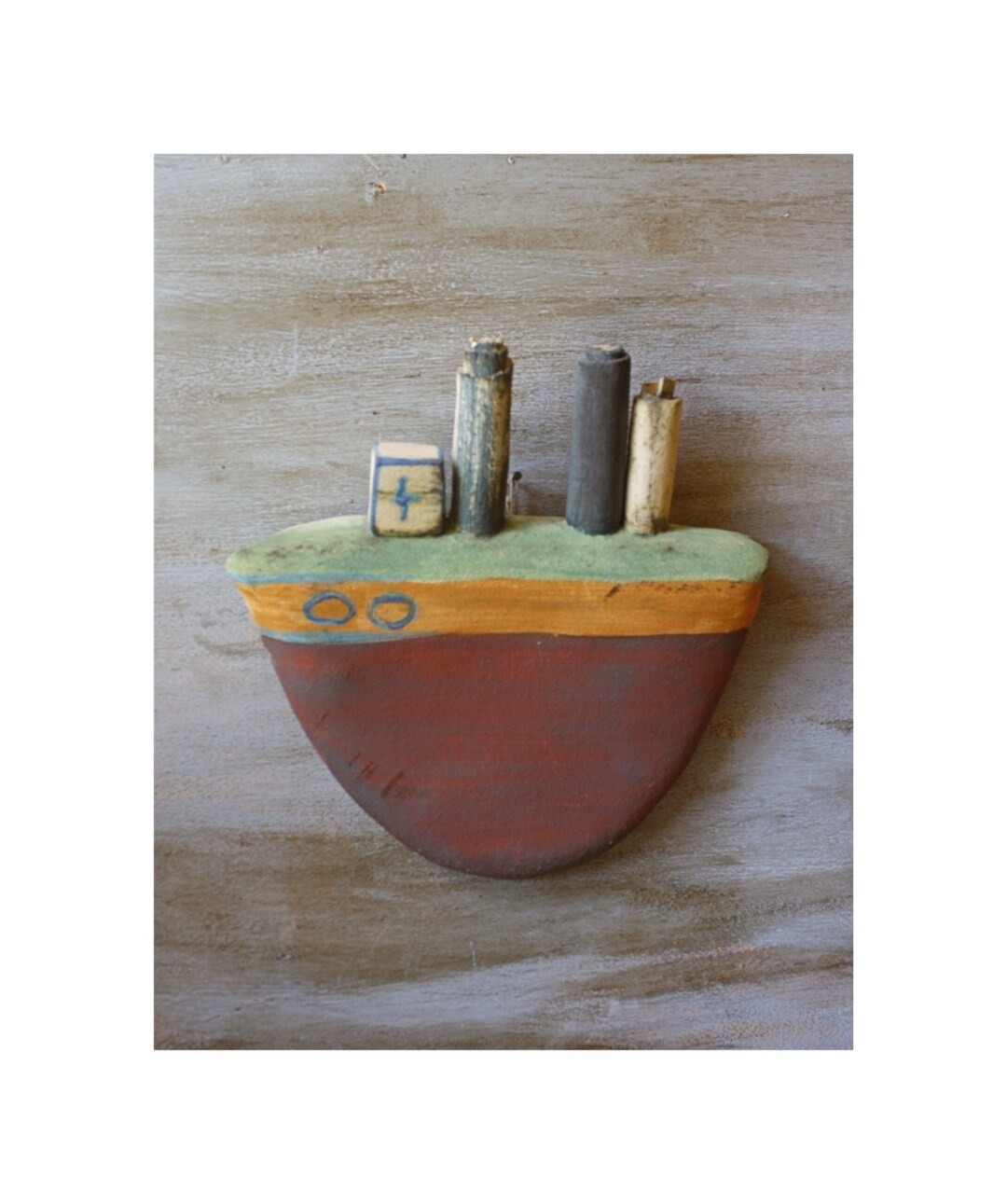 Handmade Ceramic Ship, Wall Hanging Ship, Pottery Ship, Ceramic Art ...
