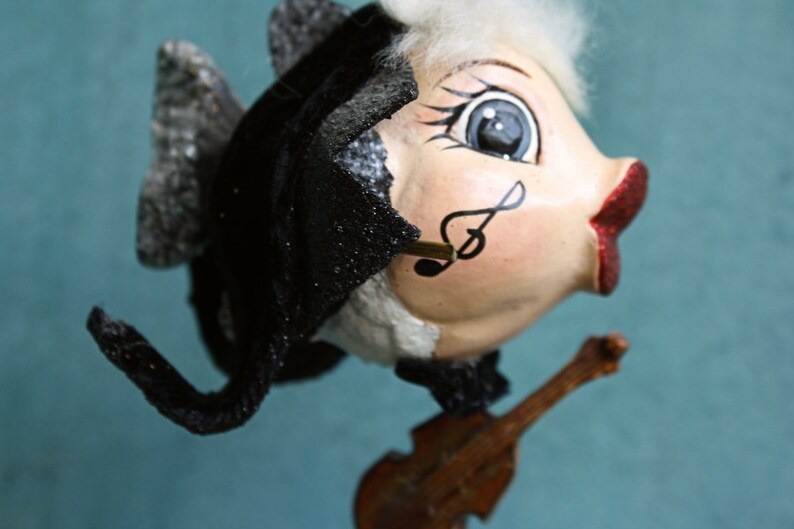 Fish Ornament Fish Violin Violinist Ornament Violin Gift - Etsy
