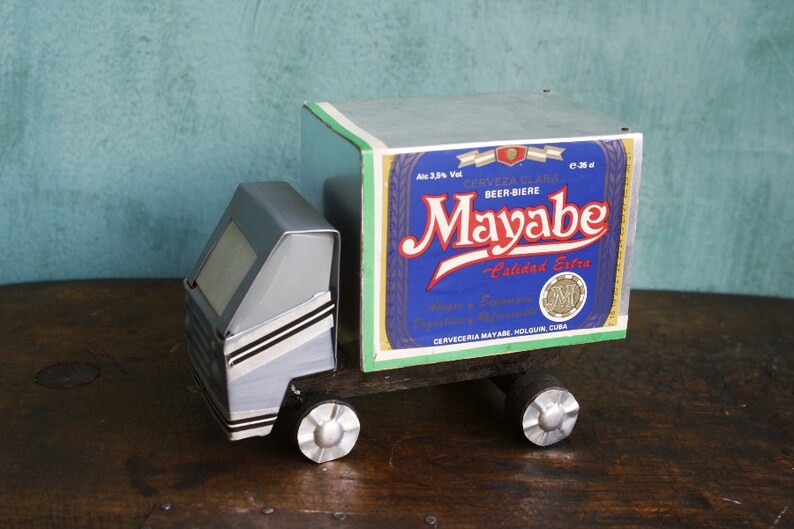 Vintage Can Van Cerveza Mayabe Van Cristal Beer Can Car - Etsy