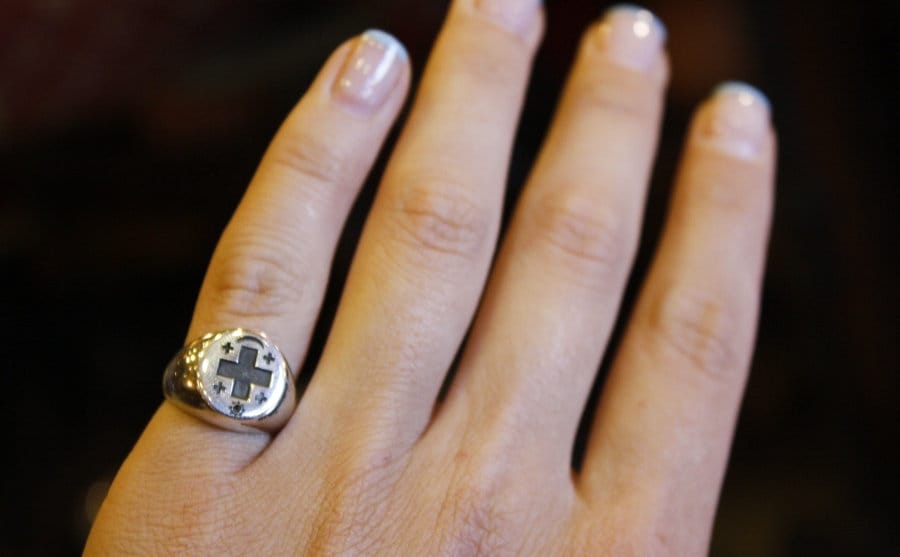 Carved Silver Ring Greek Sacred Symbols Greek Revolution | Etsy