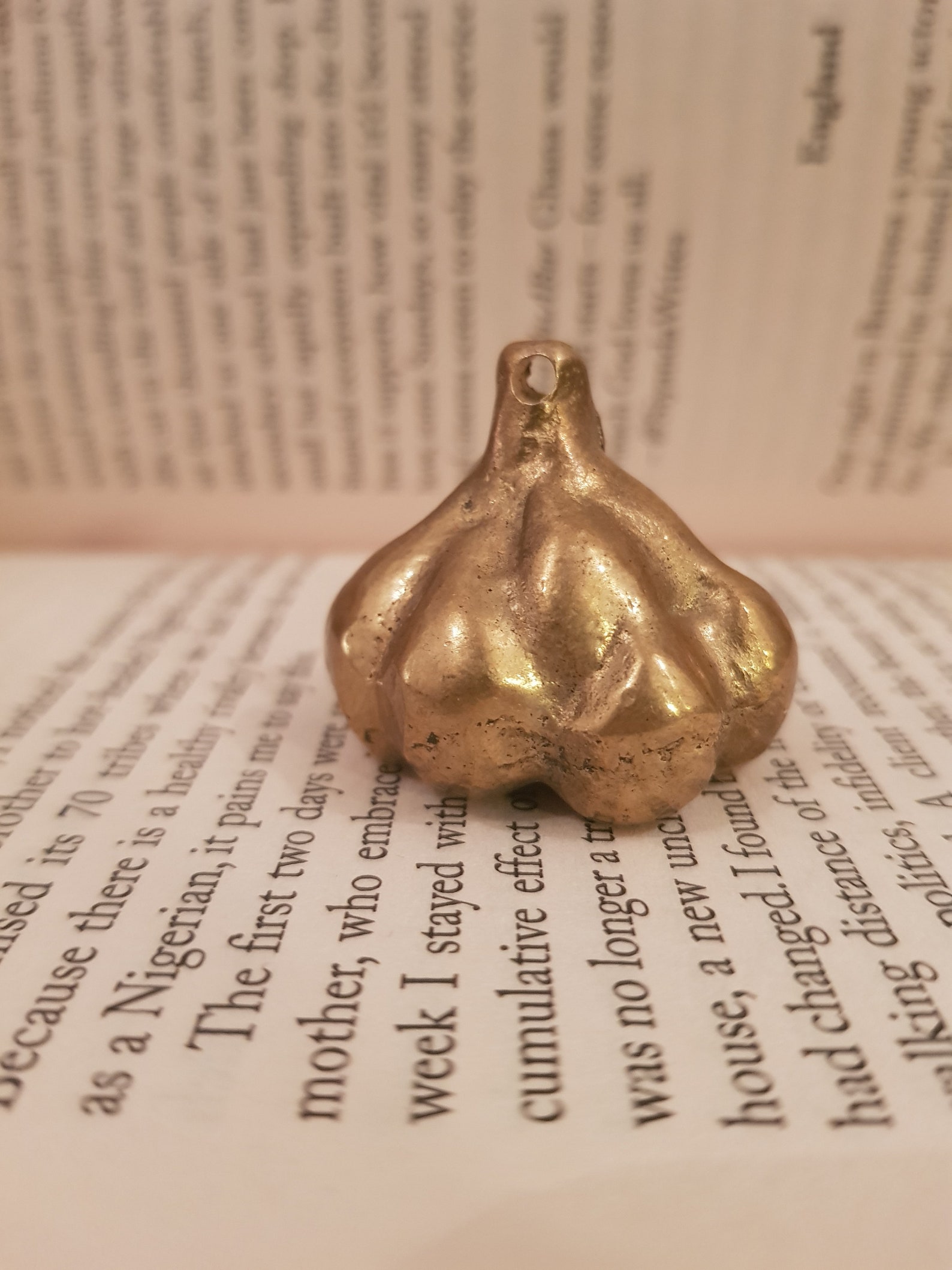 Bronze Garlic Miniature Good Luck Amulet Garlic Statuette - Etsy