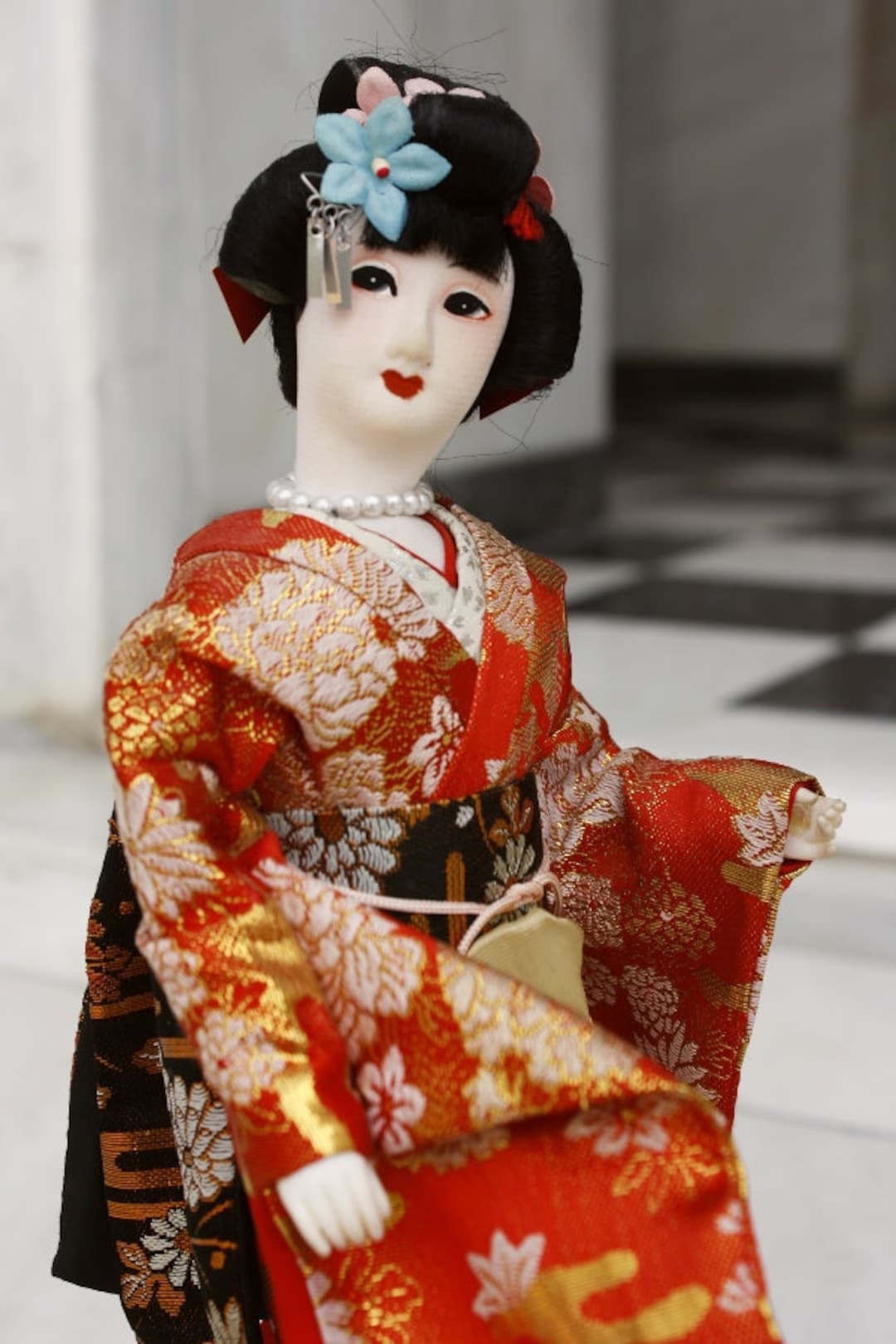 Japanese Geisha Doll, Vintage Doll, Hand Made Doll, From Japan ...