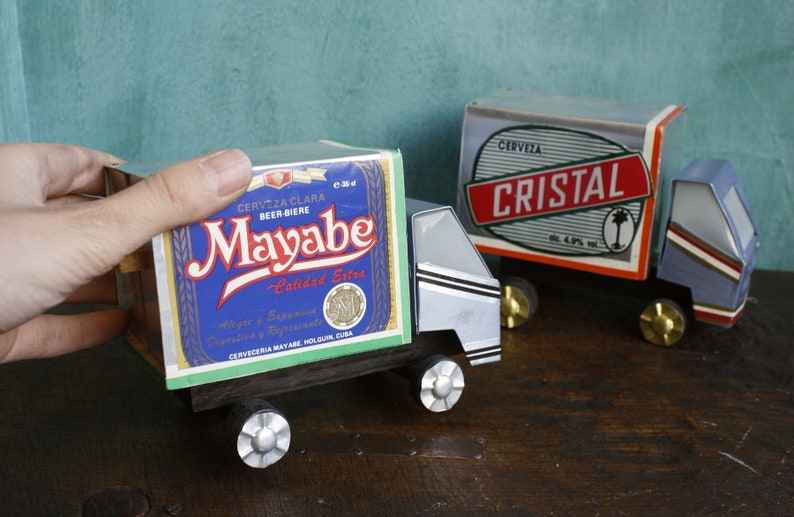 Vintage Can Van Cerveza Mayabe Van Cristal Beer Can Car - Etsy