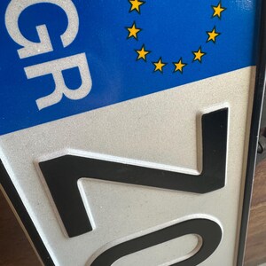 GR Greek EU Car Plates, Greek Car Plates, European Plate Number, Car ...