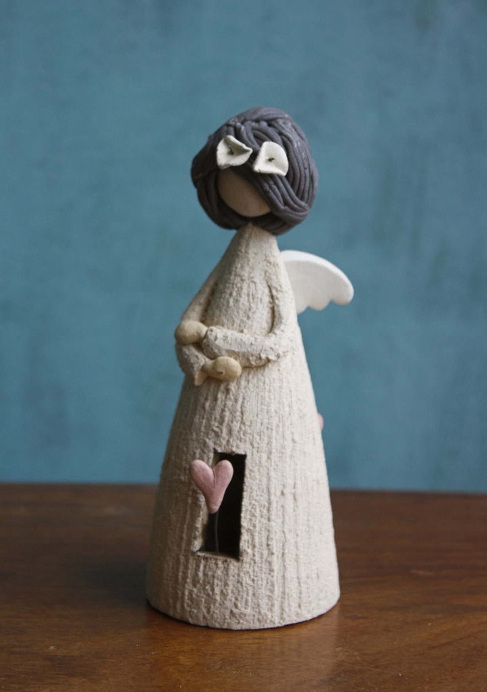 Ceramic Angel, Greek Art, Ceramic Christmas Angel, Minimal Angel, Greek ...
