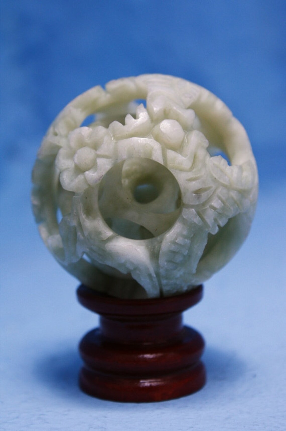 Chinese Puzzle Ball Soap Stone Puzzle Ball Chinese Mystery - Etsy