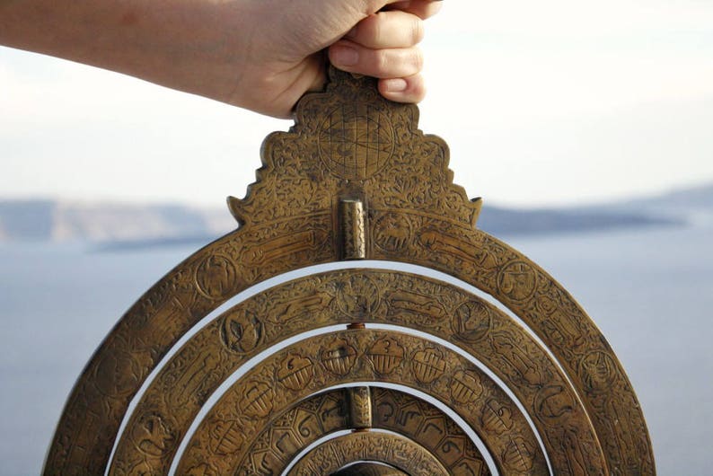 Antique Brass Astrolabe, Islamic Scientific Astrolabe, Astronomy ...