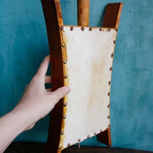 Vintage Ethiopian Single String Instrument, Square Primitive Ethiopian ...