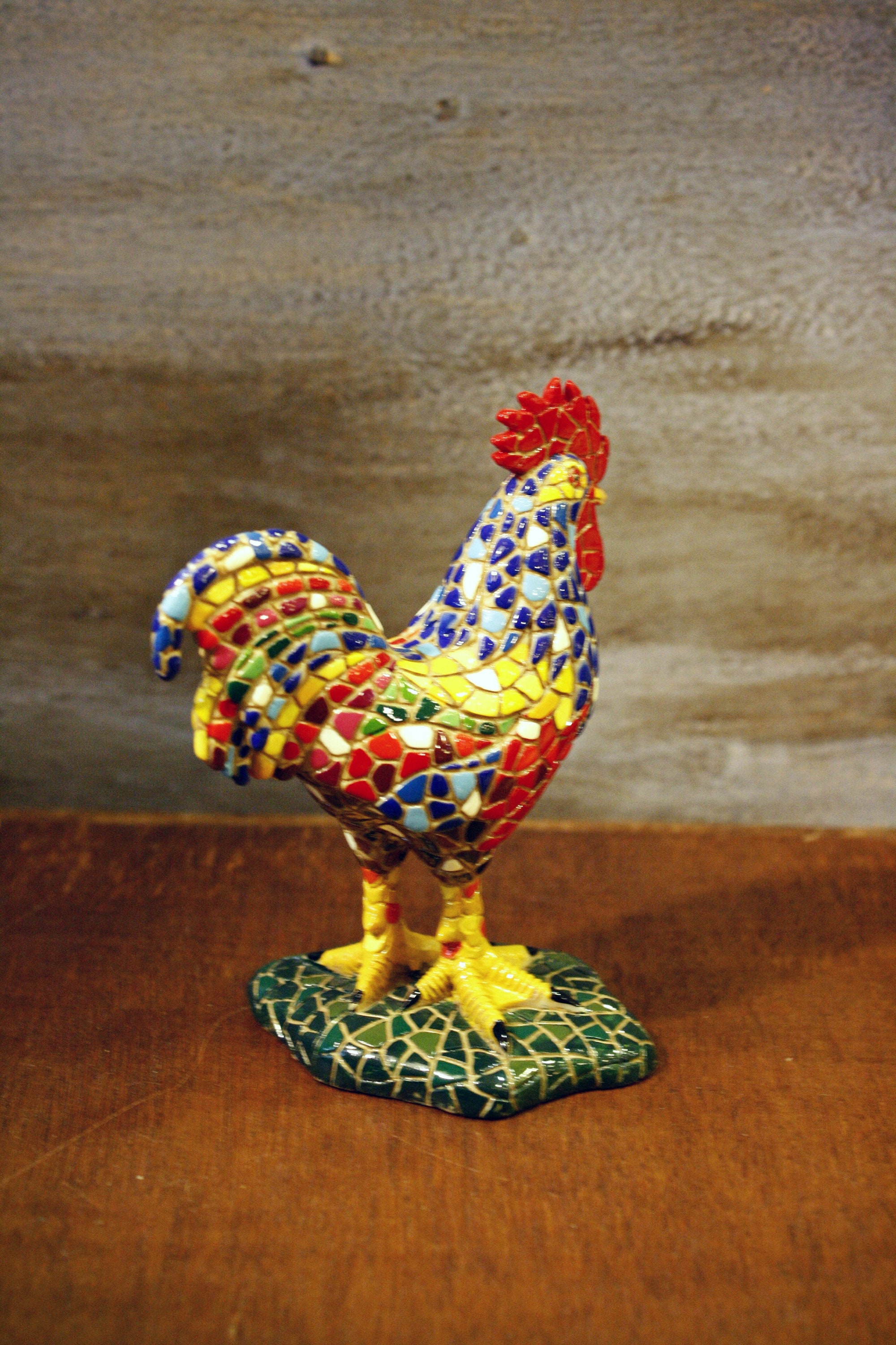 Mosaic Rooster Pattern