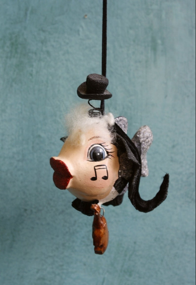 Fish Ornament Fish Violin Violinist Ornament Violin Gift - Etsy