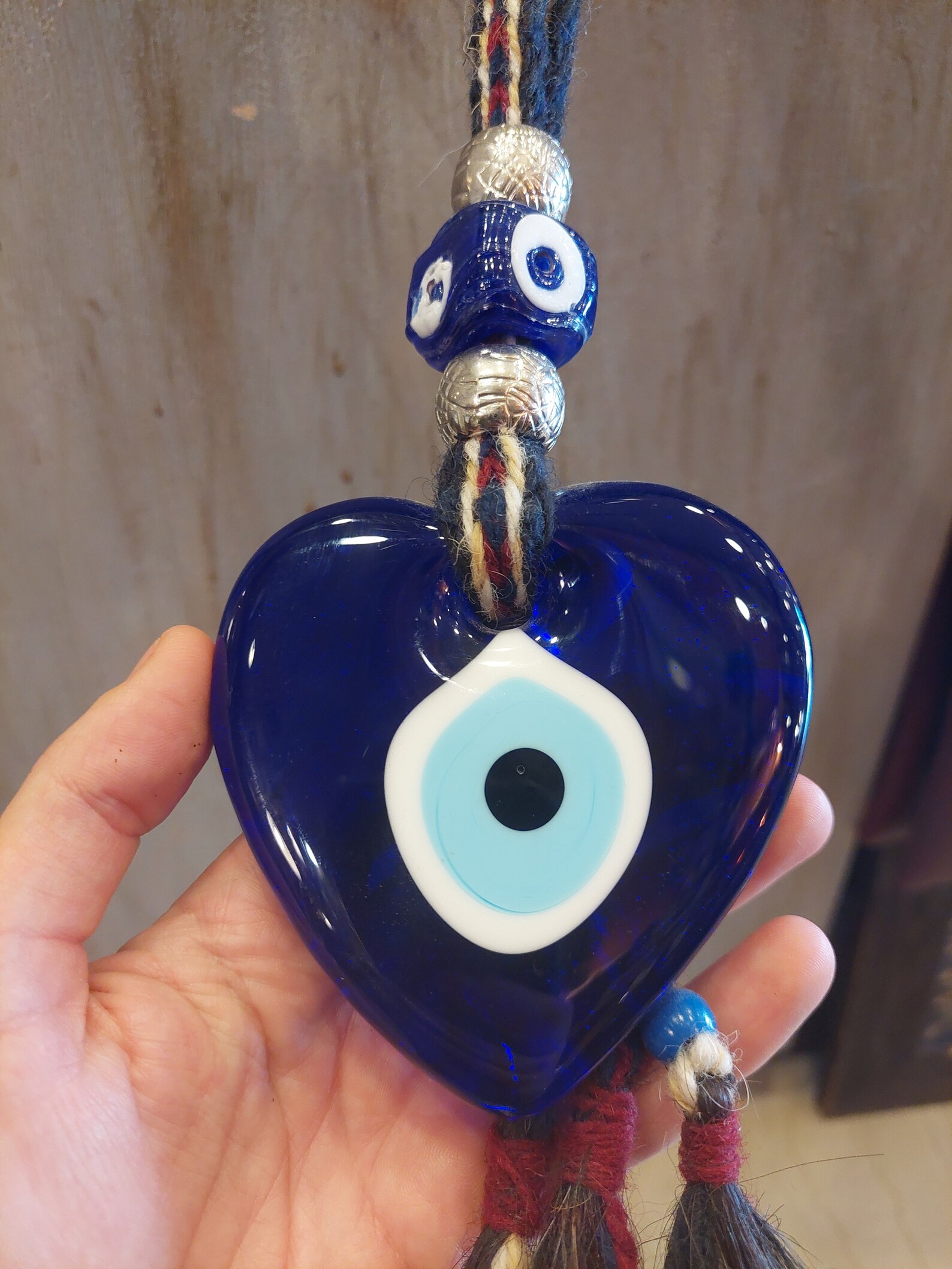 Heart Shaped Evil Eye, Evil Eye Wall Hanging, Heart-shaped Eye, Good ...