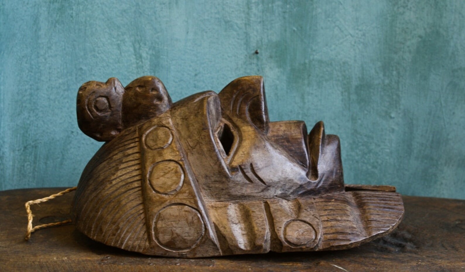 Mayan Wooden Mask Kukulkan Hand Carved Mask Guatemala Mask - Etsy