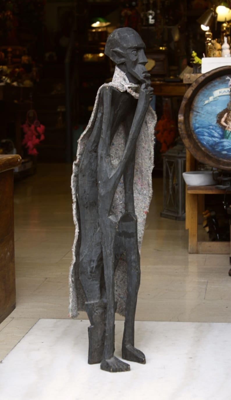 Tall Wooden African Man Sculpture African Aboriginal Wooden - Etsy Canada