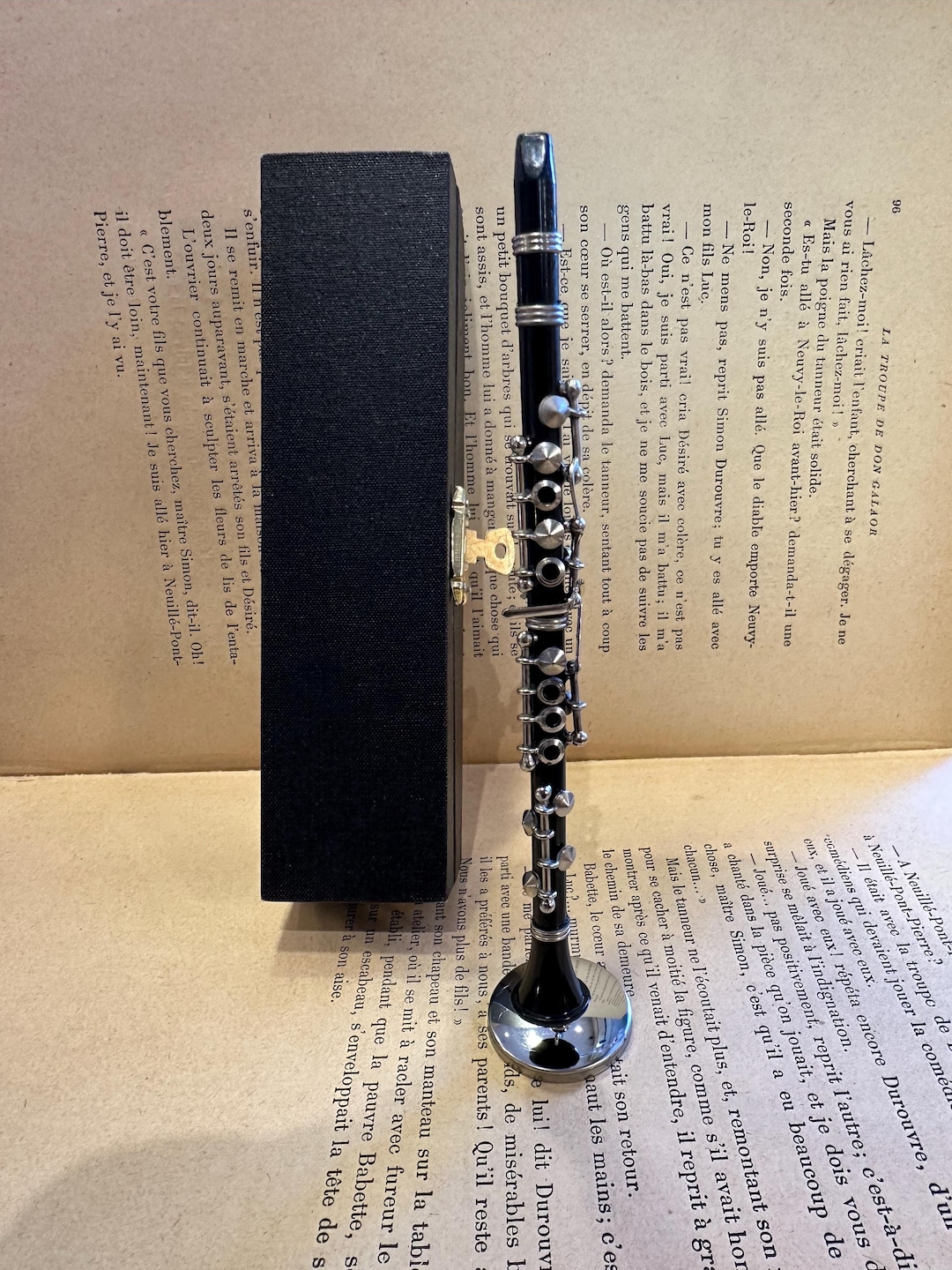 Clarinet Miniature, Klarino Miniatoure, Musical Instrument Miniature ...