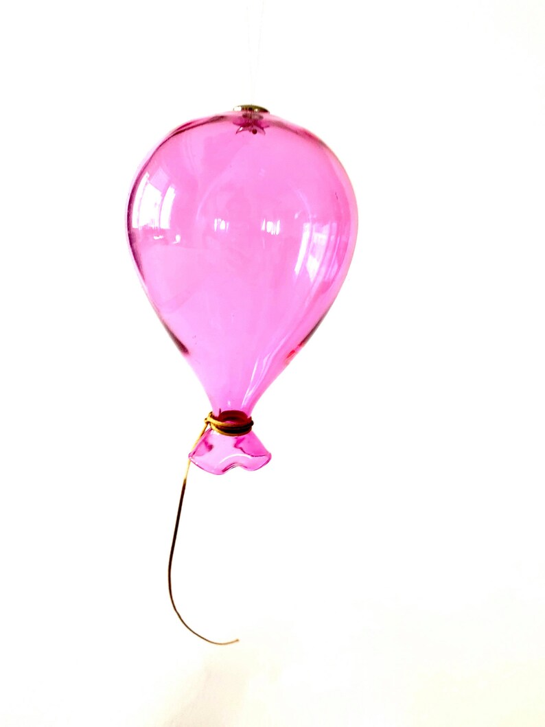 Coloured Balloon Glass Hanging Handmade Decoration Blow Glass Etsy