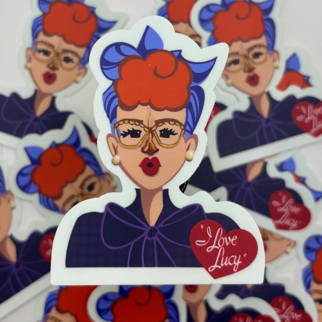Lucy Sticker- L.A. at Last | I Love Lucy Sticker - Etsy