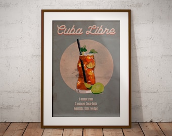 Cuba Libre Poster - Etsy