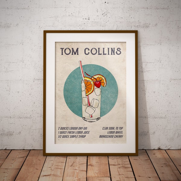 Tom Collins Print - Etsy