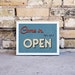 Printable Open Closed Sign, Retro Diner Decor, Vintage Style Food Wall ...