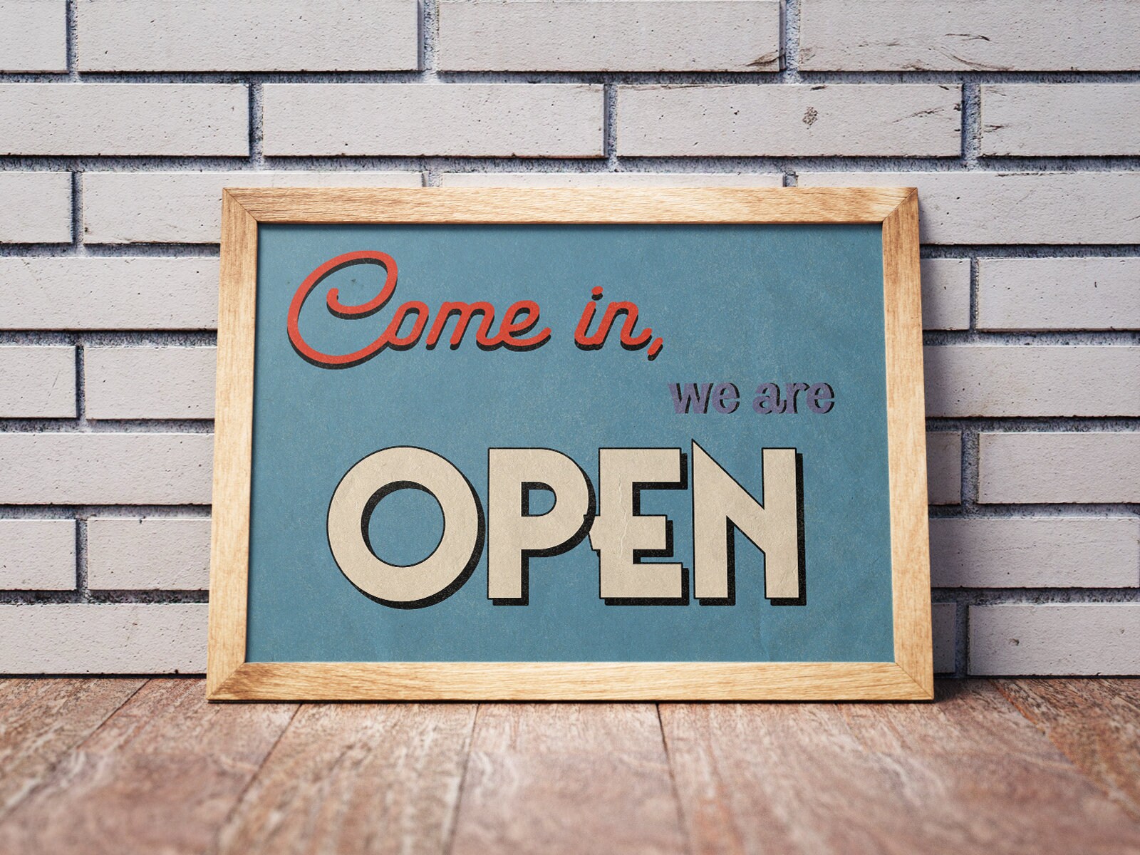 Printable Open Closed Sign, Retro Diner Decor, Vintage Style Food Wall ...