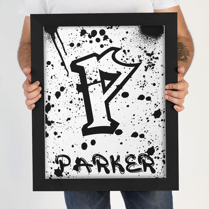 Graffiti Art Initials - Etsy UK