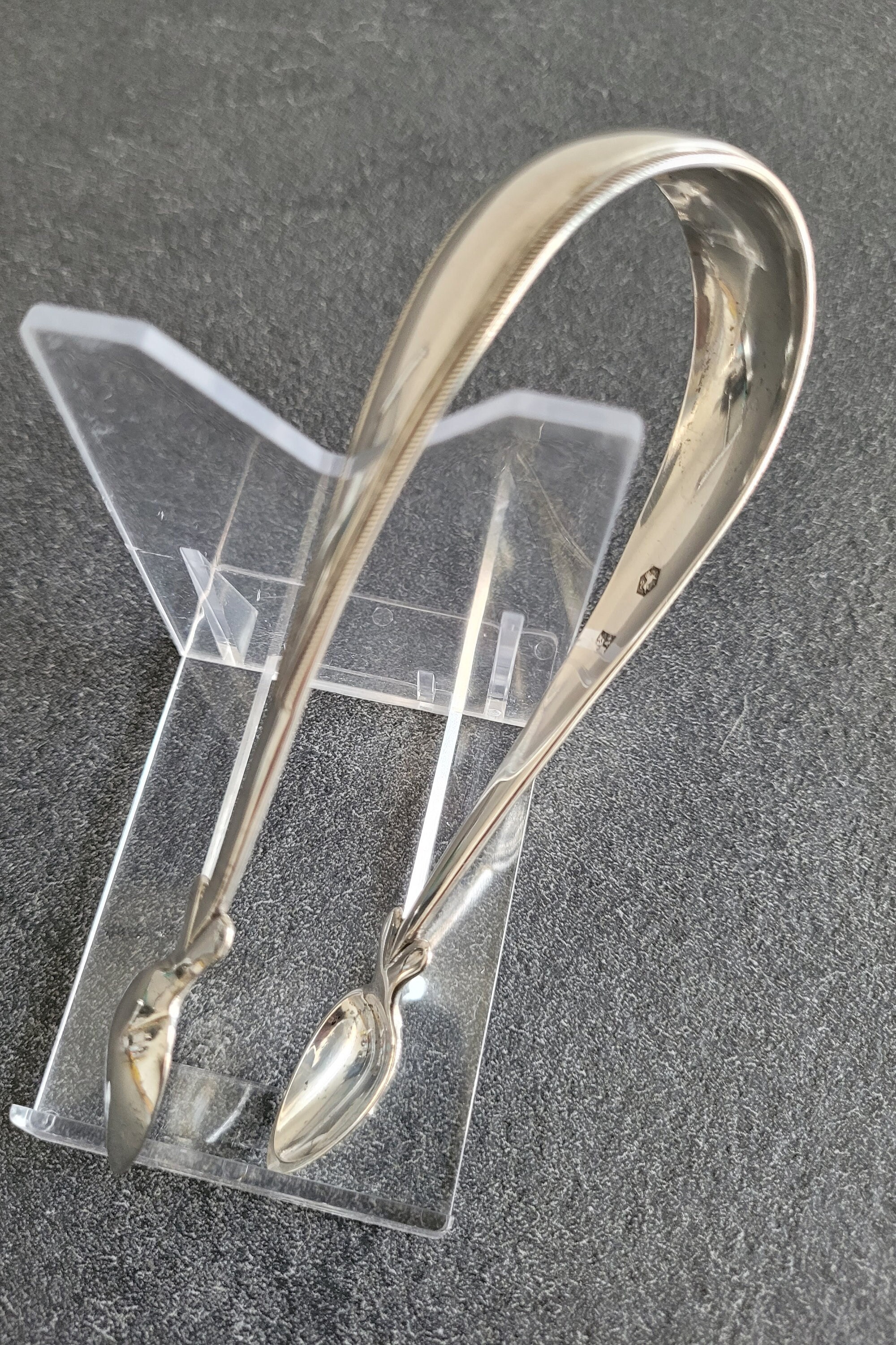 Antique Dutch Silver Sugar Cube Tong Dated 1836 Marked H.A. - Etsy