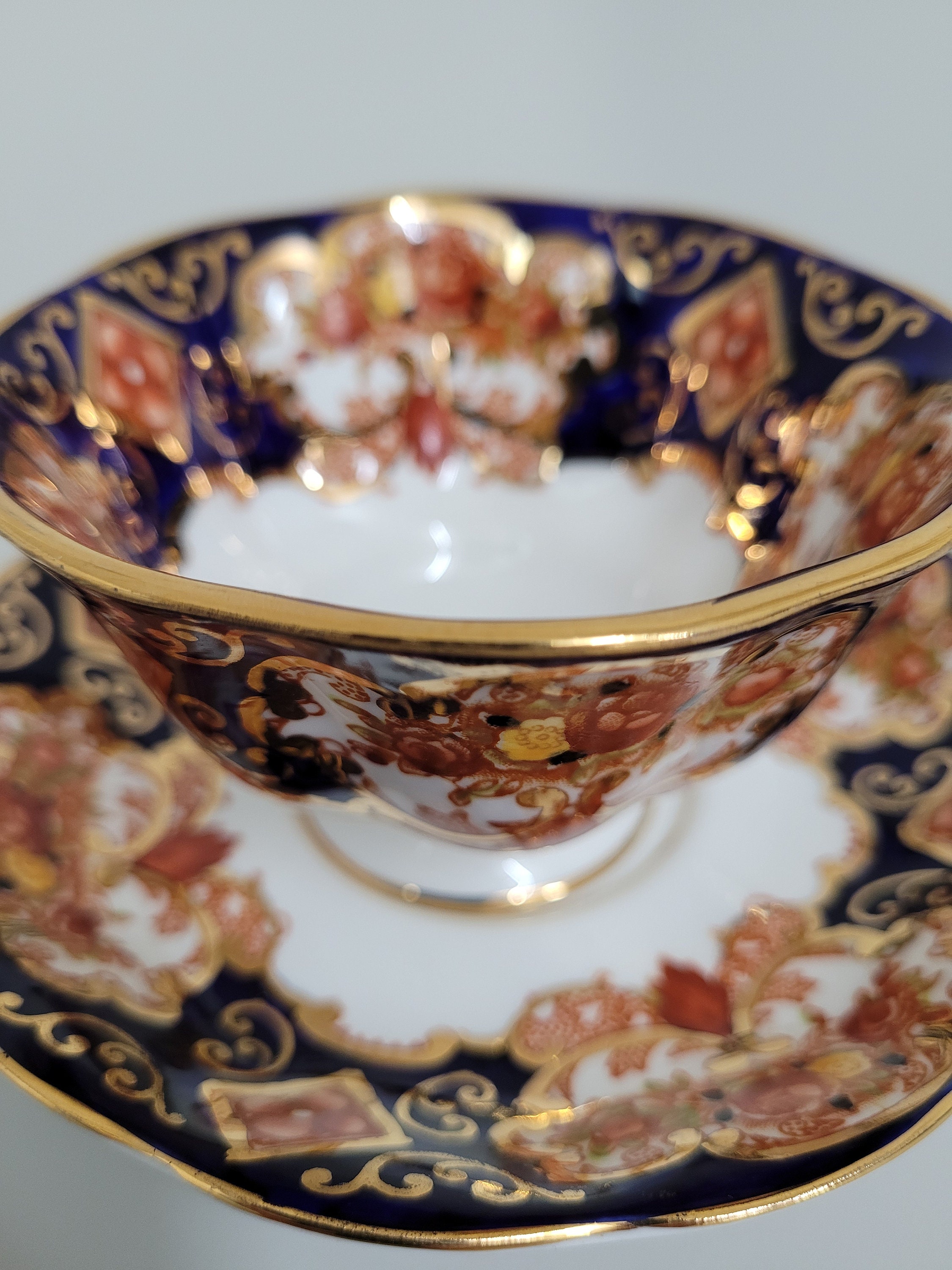 Vintage Porcelain Royal Albert Heirloom Avon Shape Cup and Saucer ...