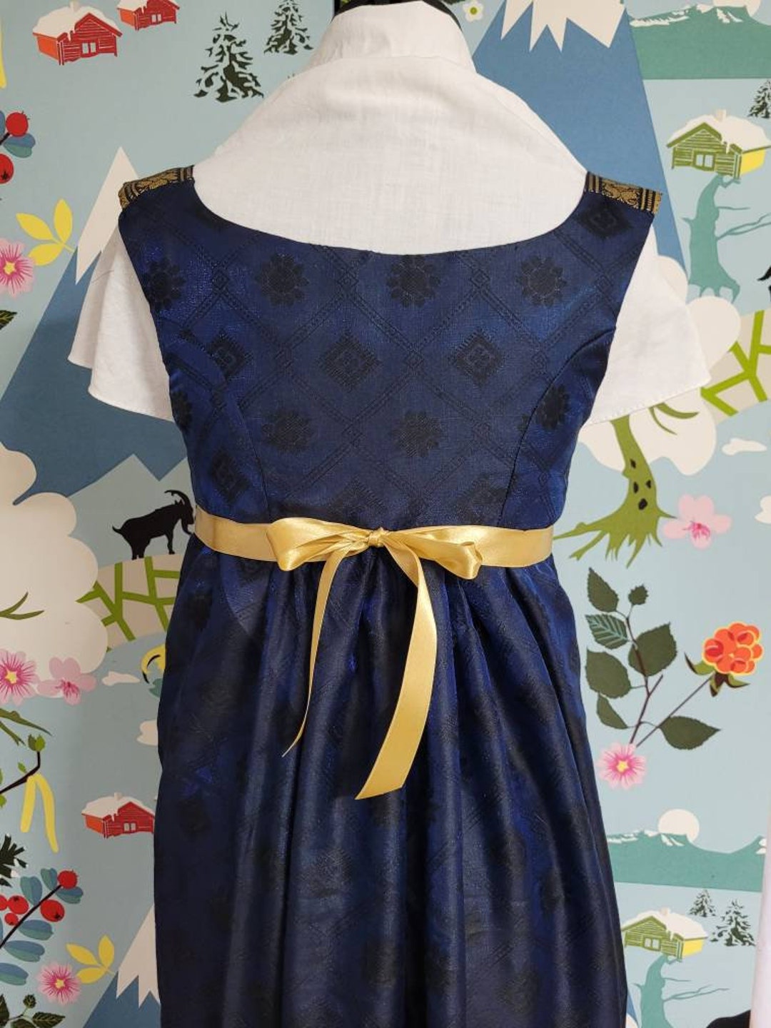 Regency Overdress Open Front // Jane Austen Dress // Regency - Etsy