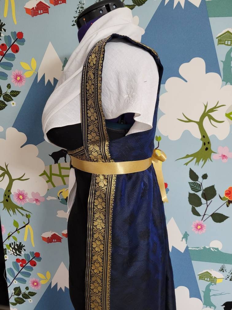 Regency Overdress Open Front // Jane Austen Dress // Regency Dress ...