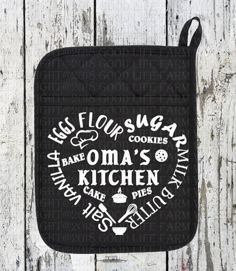 OMA'S KITCHEN Svg-png Jpeg Eps Cutting File Instant - Etsy