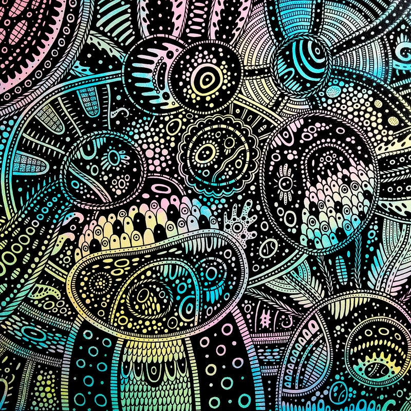 Psychedelic Painting - Etsy