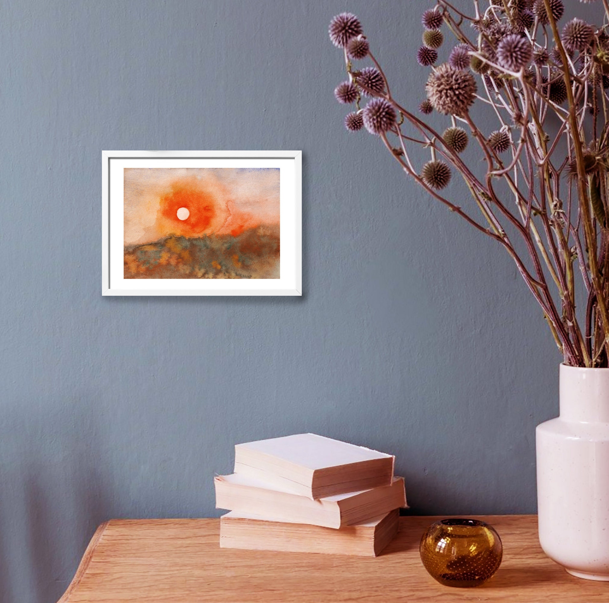 Shenandoah National Park Painting Sunset Original Art 5 X 7 by - Etsy