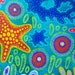 Underwater Painting Dot Pointillism Original Art 9" X 12" by Nikad ...