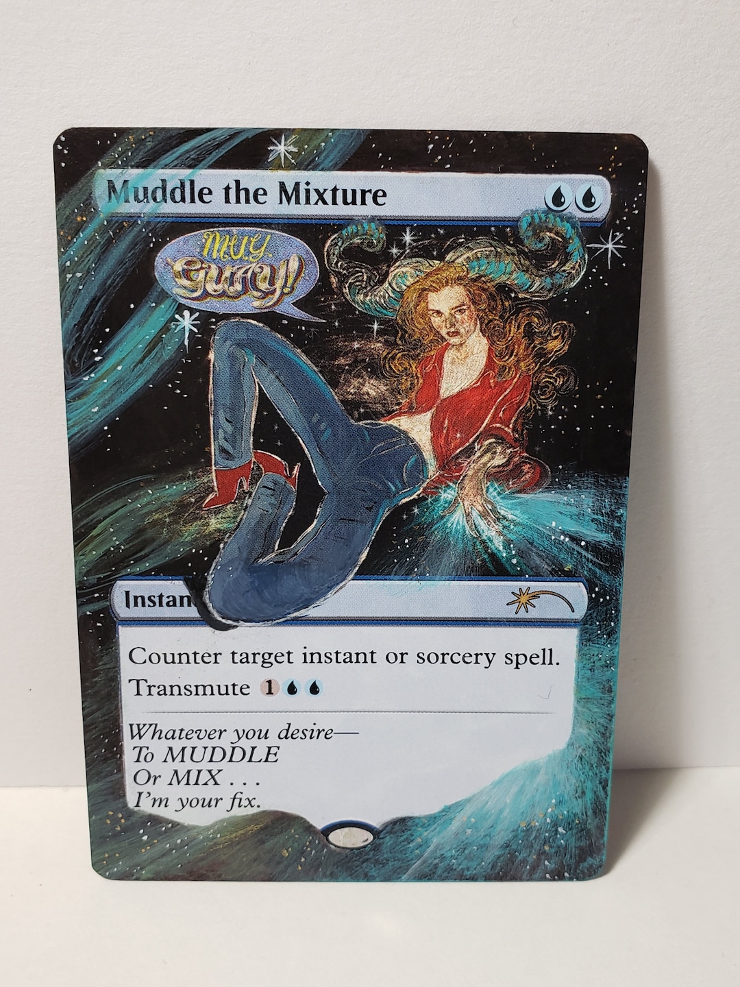 Muddle the Mixture - MTG Altered Art - Manipulatedmtg - Etsy