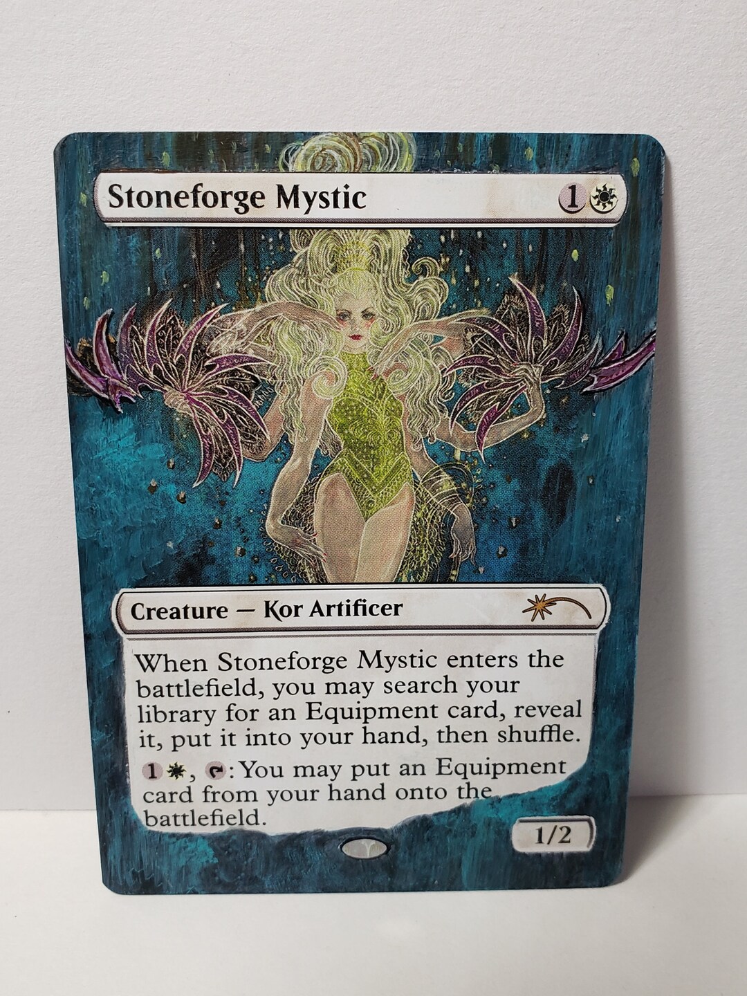 Stoneforge Mystic - MTG Altered Art - Manipulatedmtg - Etsy
