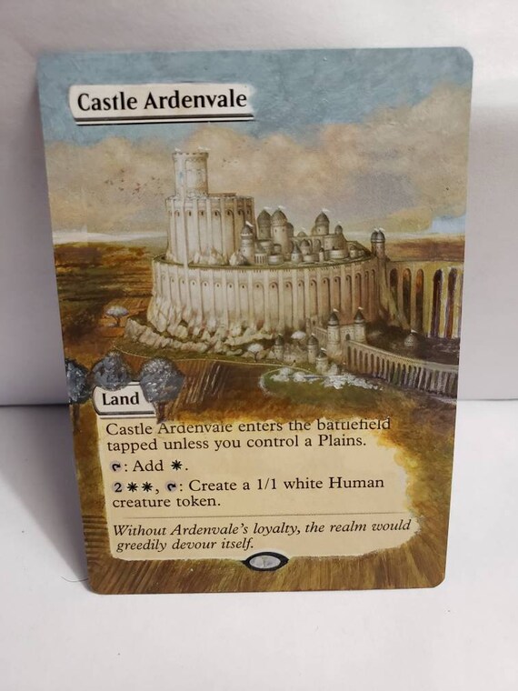 Castle Ardenvale MTG Altered Art Manipulatedmtg - Etsy