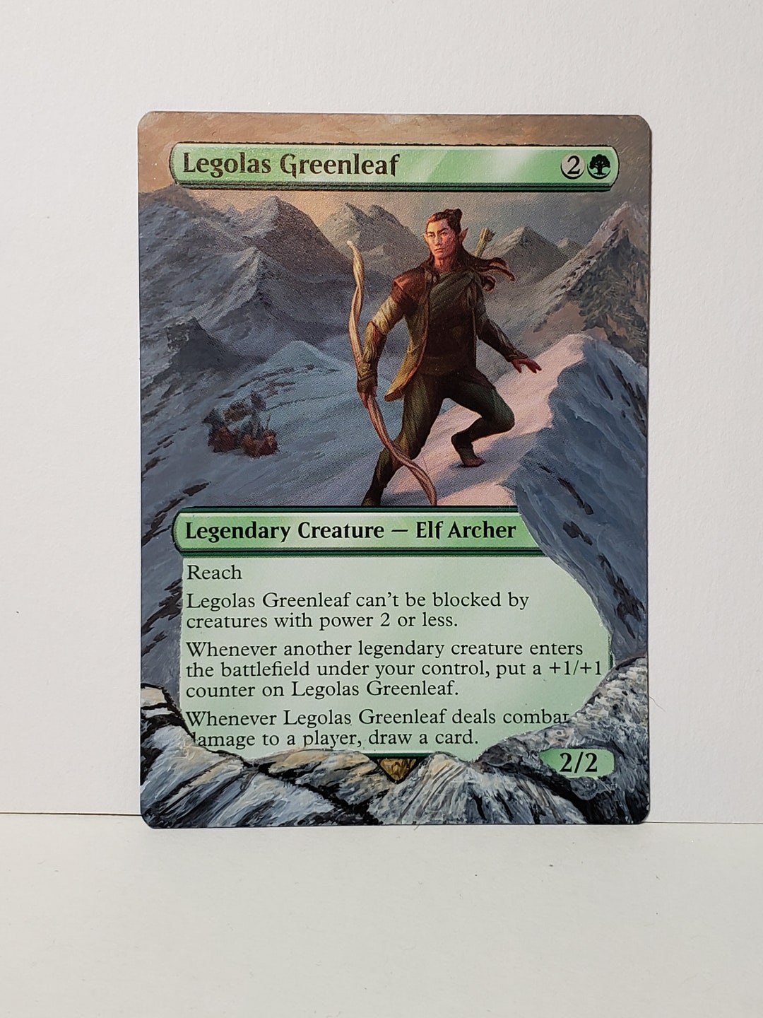 Legolas Greenleaf - MTG Altered Art - Manipulatedmtg - Etsy